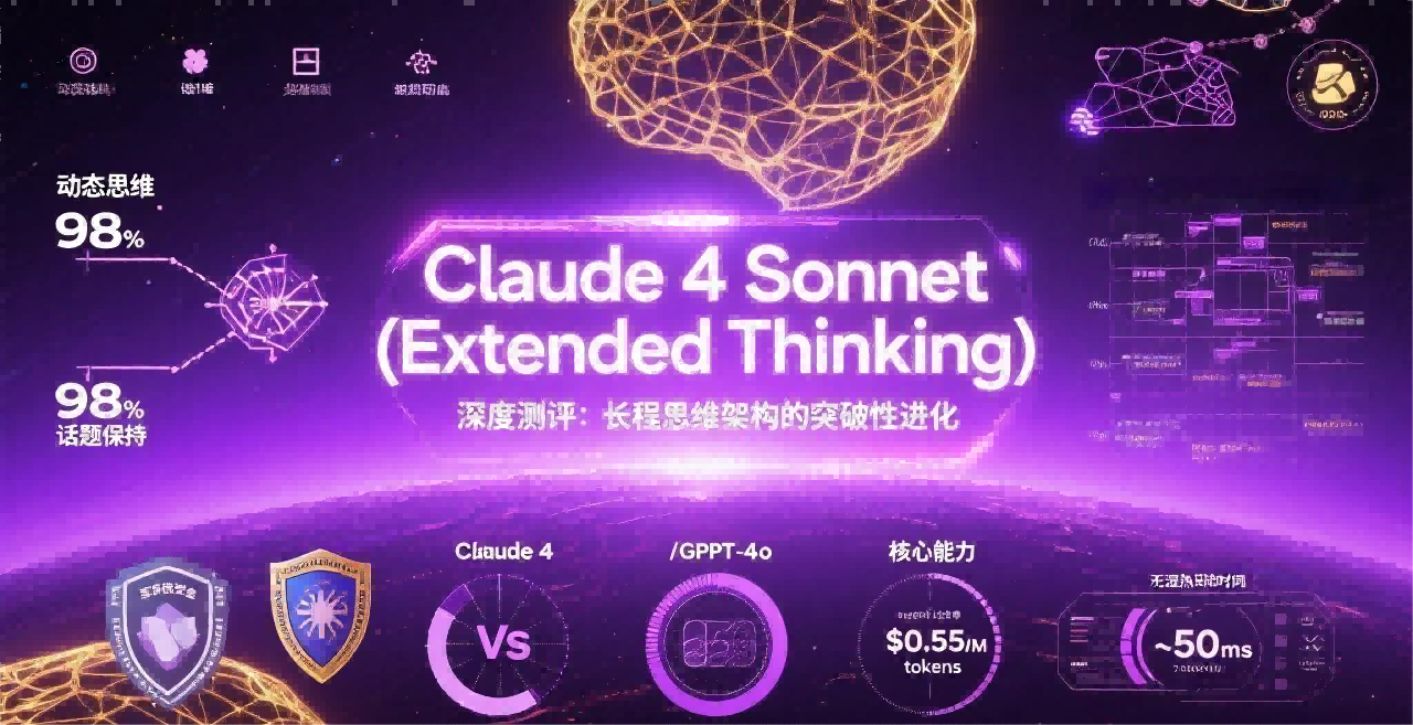 Claude 4 Sonnet (Extended Thinking) 深度测评：长程思维架构的突破性进化-悠智AI导航